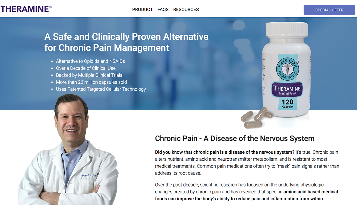 Theramine – For the dietary management of pain syndromes and ...